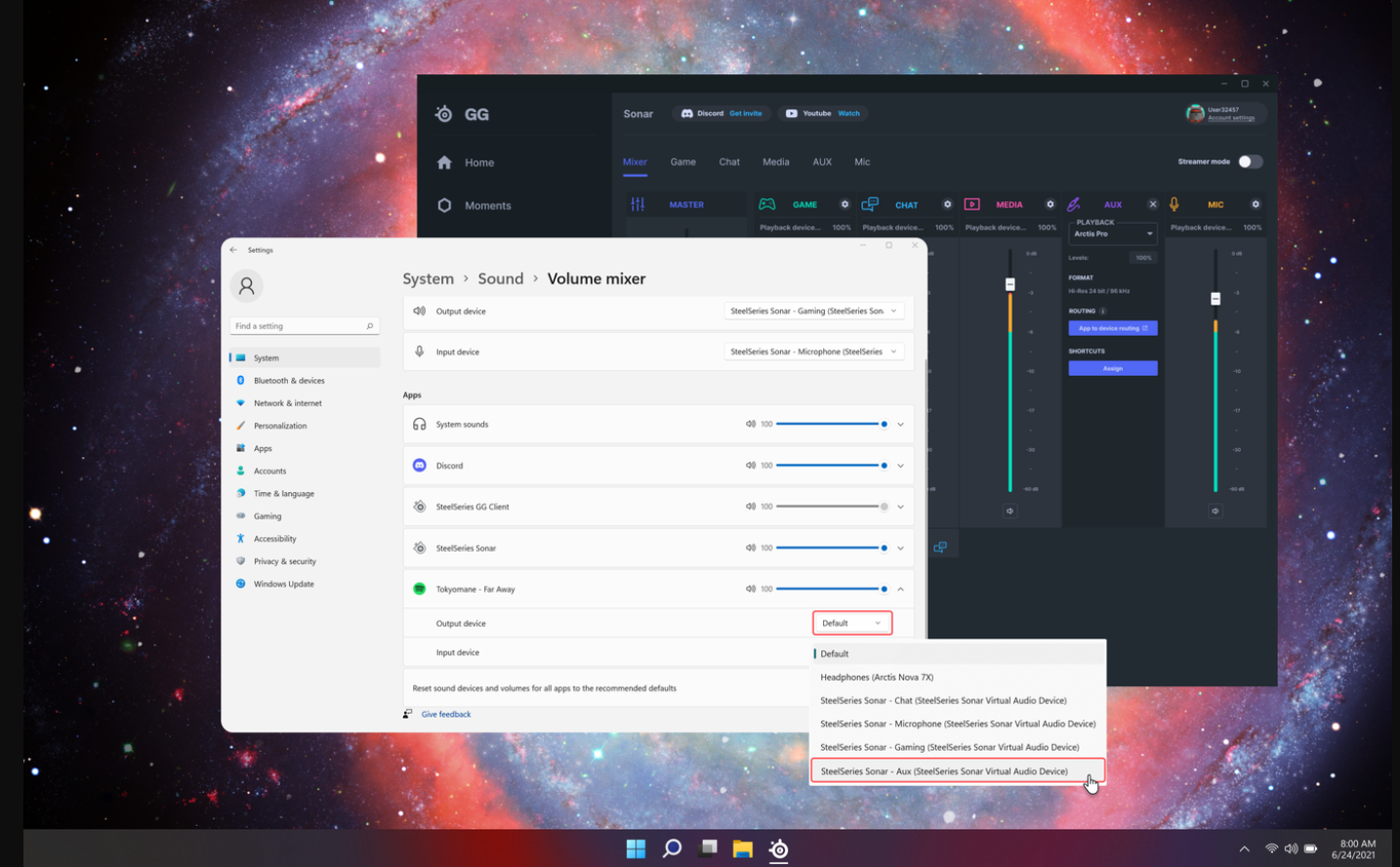 Routing Sonar Channels. – Support