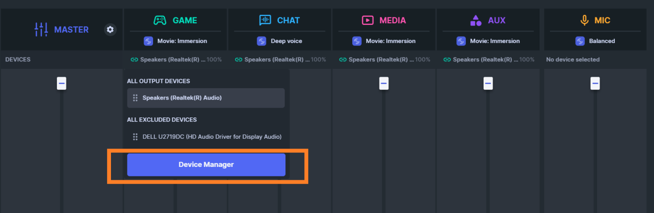 Adjust Mic, and Audio levels. – Support