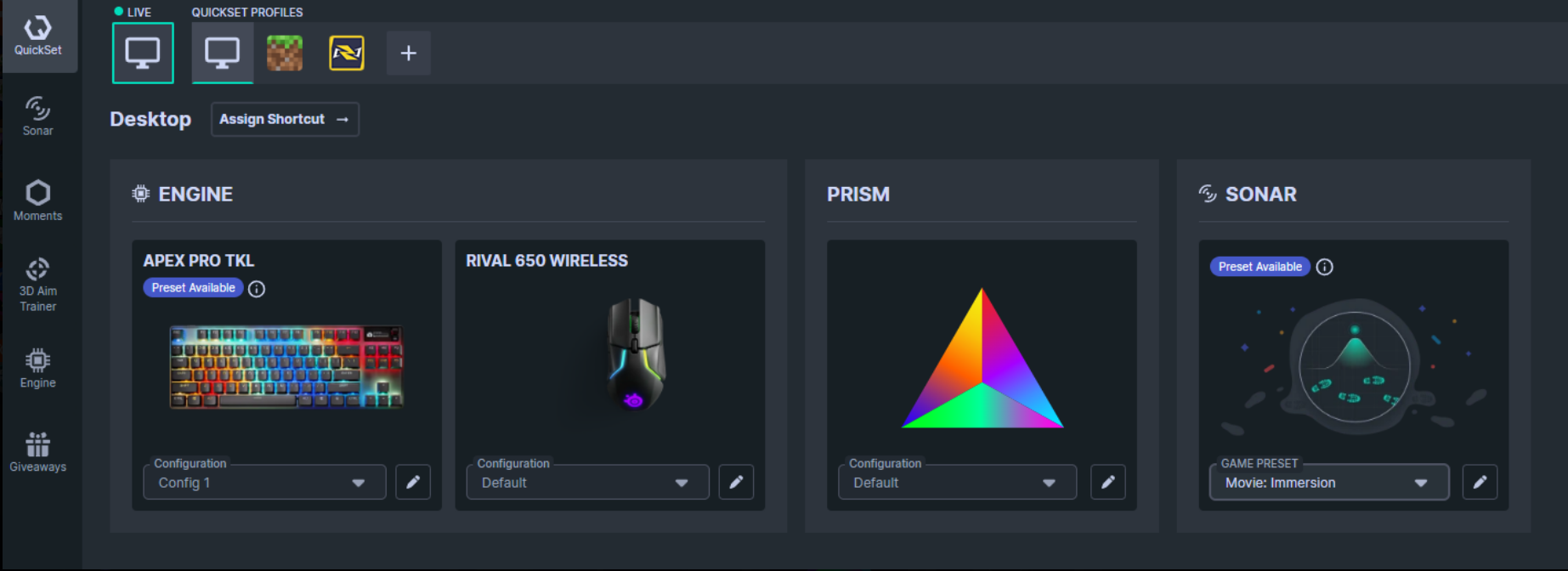 How do I enable Quickset? – Support