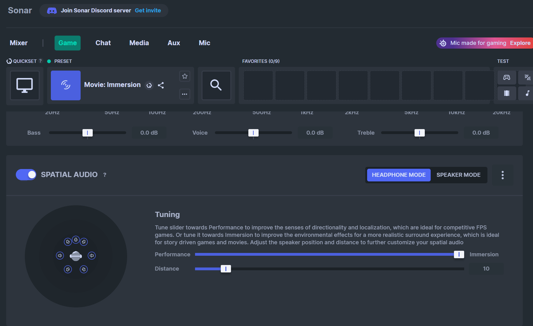 Where is my Surround Sound? – Support