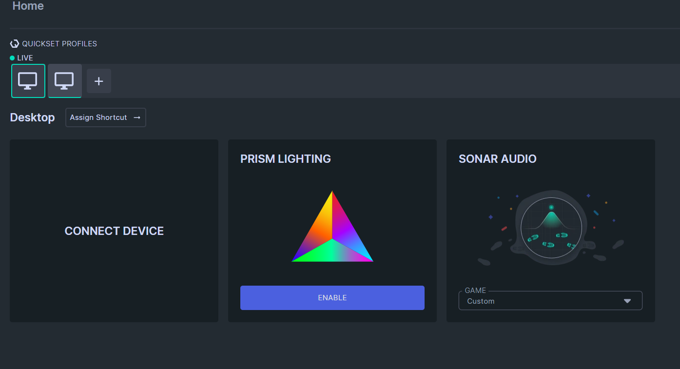 What are QuickSet and Library Apps in SteelSeries GG? – Support